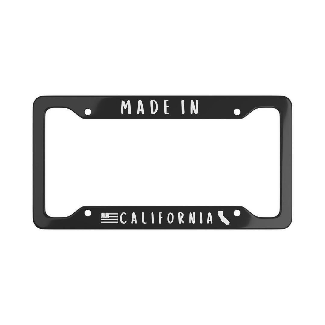 Made in California License Plate Frame Mountains USA Dad Grandpa ...