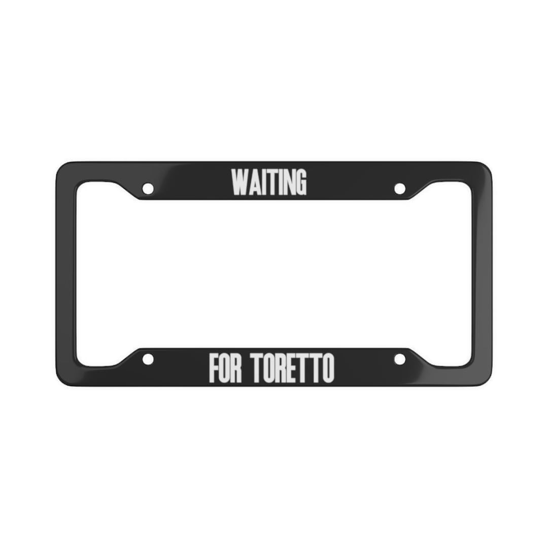 License Plate Frame Fast and Furious License Plate Waiting for Toretto ...