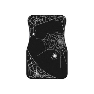 Spider Car Floor Mats Goth Car Accessories Car Floor Mats Car Interior ...