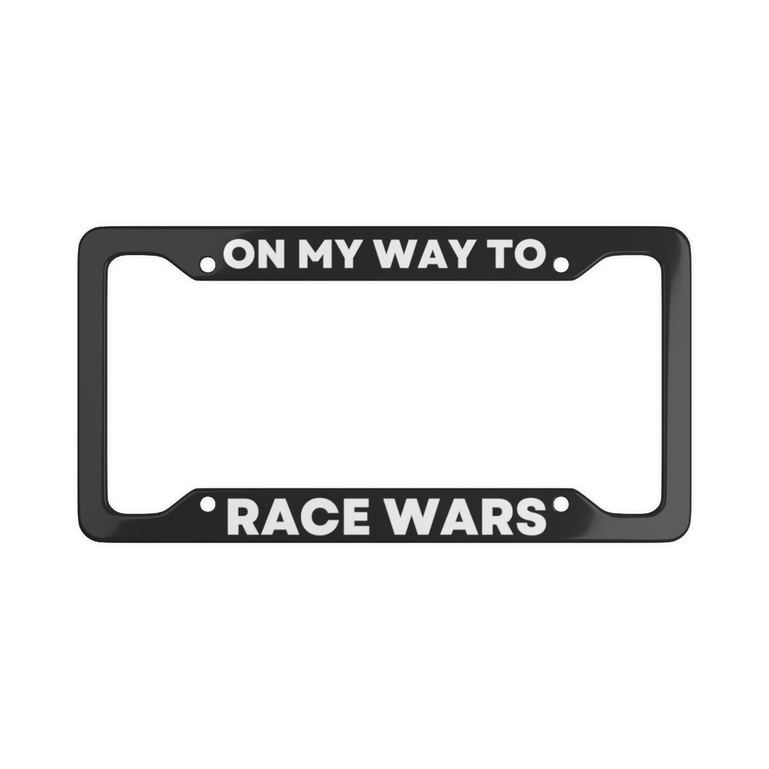 On My Way to Race Wars License Plate Frame Eclipse Tuner Car Accessory ...
