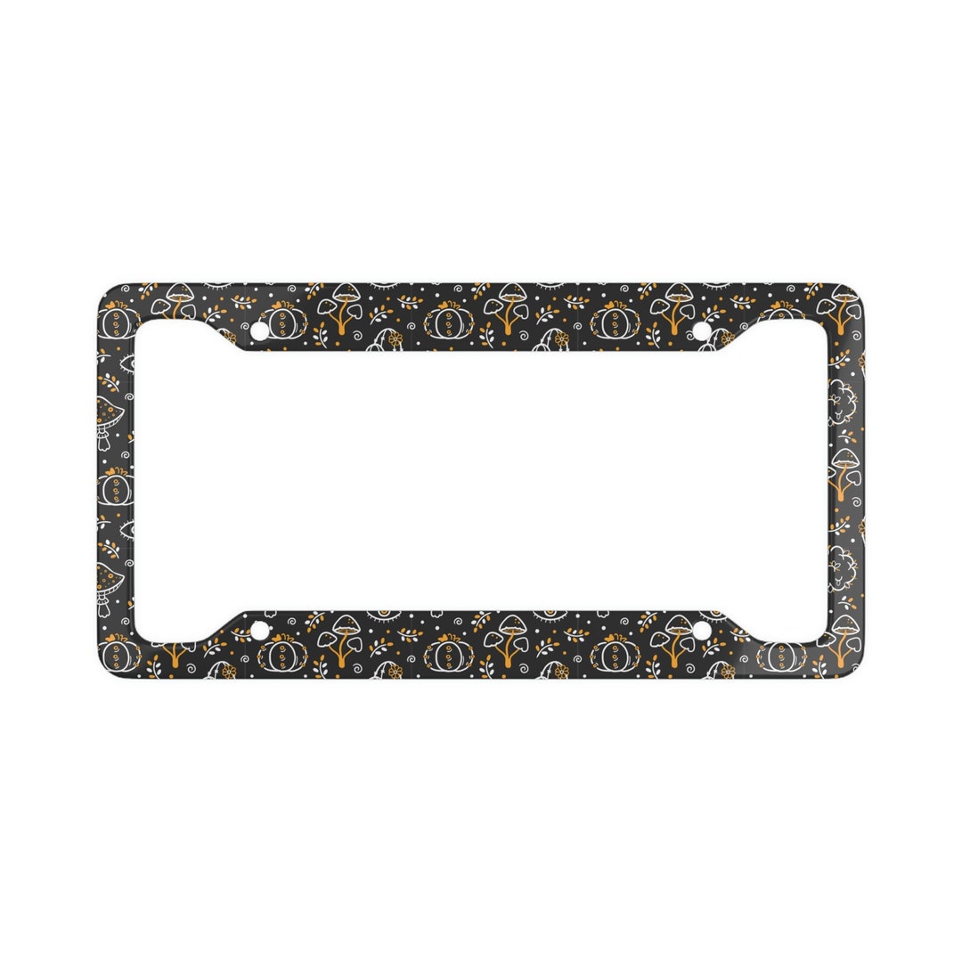 Mushroom Cactus License Plate Frame Flower License Plate Frame Western ...