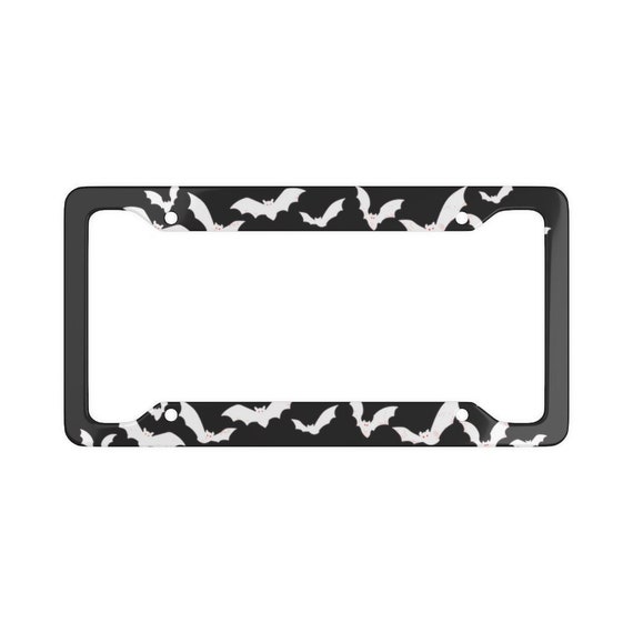 Bat License Plate Frame Goth Car Accessories Goth Car Decor - Etsy