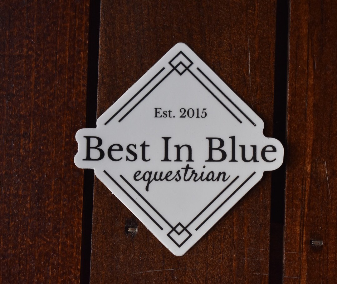 Best in Blue Logo Stickers - Etsy