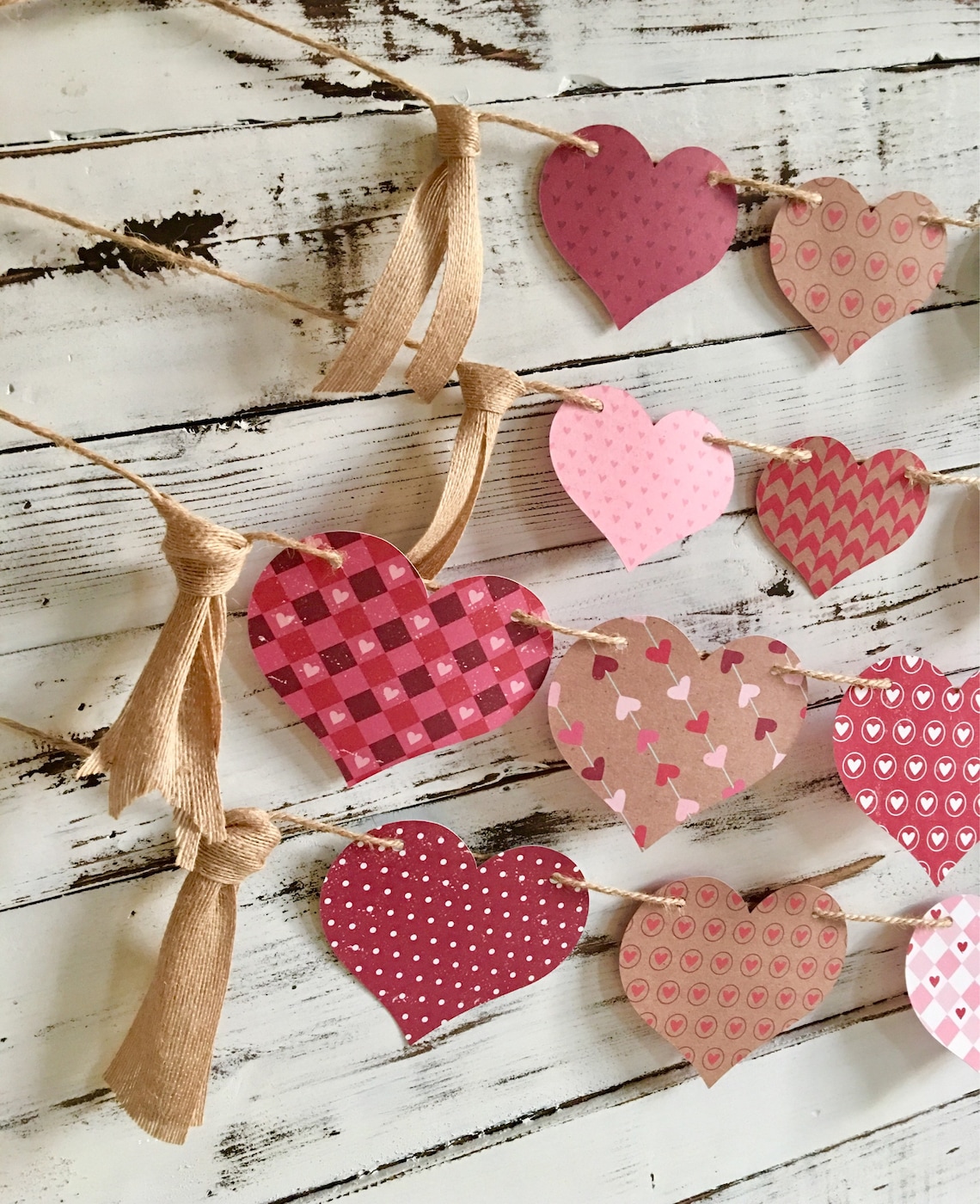 Valentine Bannerrustic Valentine Bannervalentine - Etsy