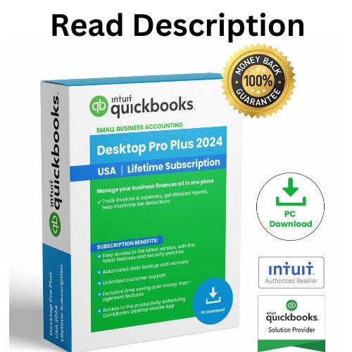 Quickbooks Desktop Pro Plus 2024 - Etsy