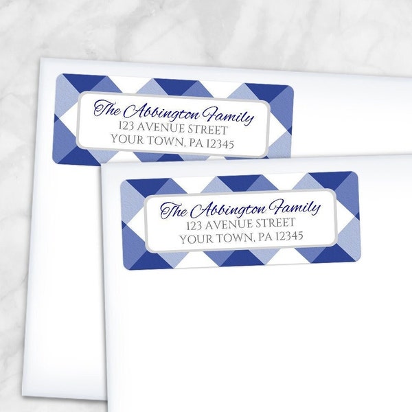 Navy Blue Gingham - Etsy