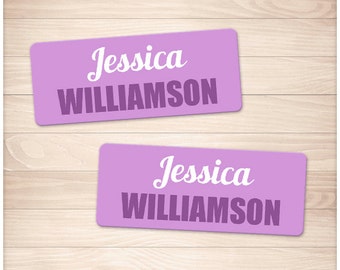 Purple labels | Etsy