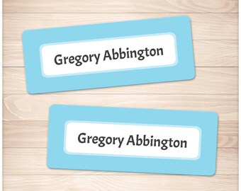 Printable Red Name Labels for School Supplies Personalized 2 | Etsy