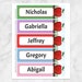 Printable Personalized Apple Bookmarks, Summer Reading, School Student ...