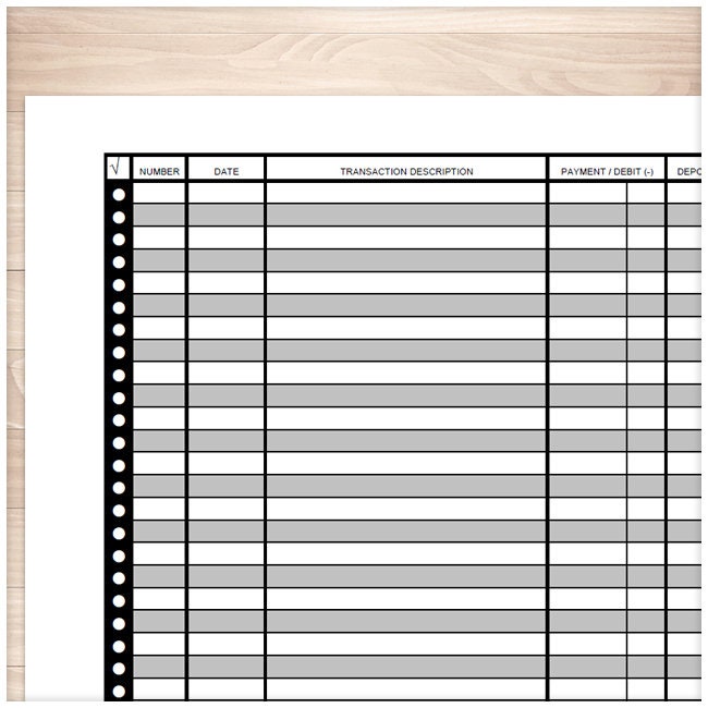 Printable Financial BUNDLE Bill Payment Transaction | Etsy
