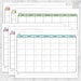 Printable Blank Calendar BUNDLE, Monthly Full Pages, 6 Colored PDF ...