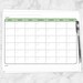 Printable Blank Calendar BUNDLE, Monthly Full Pages, 6 Colored PDF ...