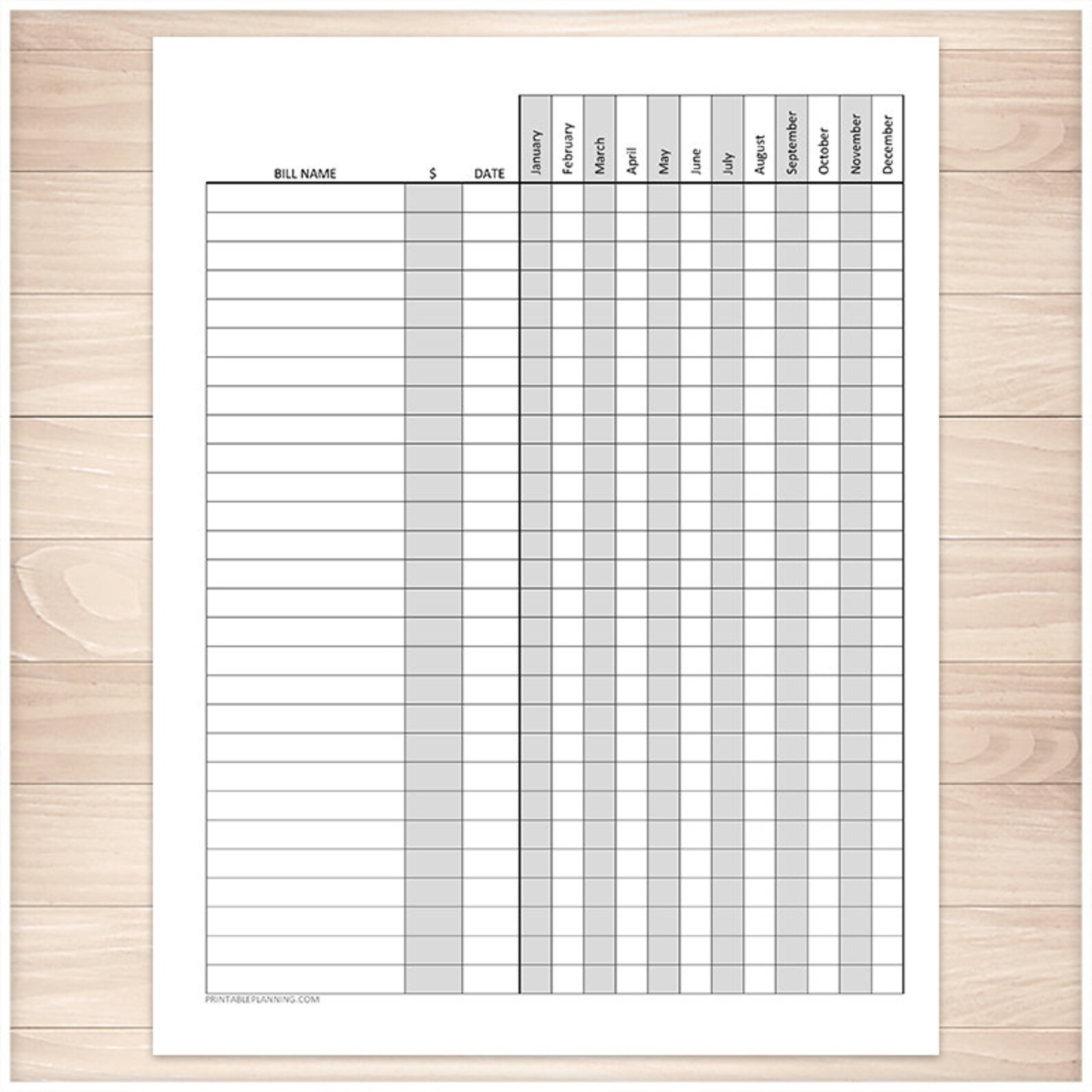 Printable Financial BUNDLE Bill Payment Transaction - Etsy
