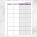Printable Weekly Lesson Plan for Teachers, Purple School Planner Pages ...