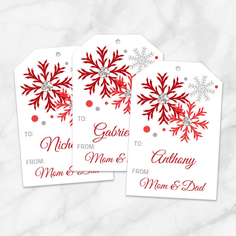 Red Gift Tags - 60+ Gift Ideas for 2025