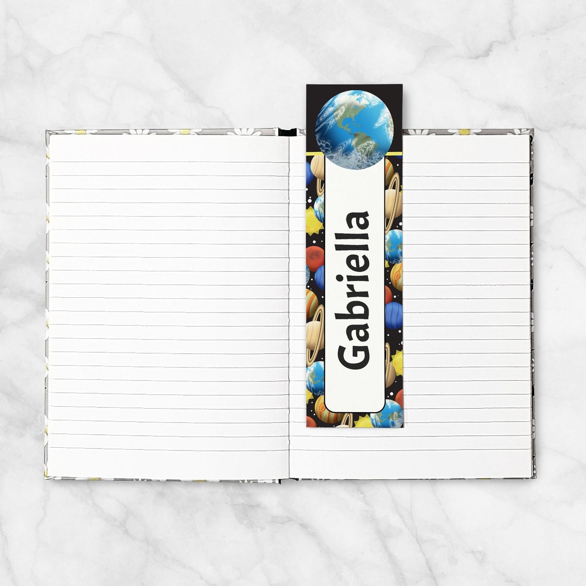 Printable Space Planets Bookmarks, Personalized, Outer Space Science ...