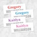 Printable Name Labels BUNDLE for School Supplies - White, Personalized ...