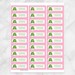 Printable Pink Frog Address Labels, Cute Frog - Personalized 2 5/8" X 1 ...