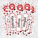Printable Personalized Paw Print Bookmarks, Red Black Hearts, School ...