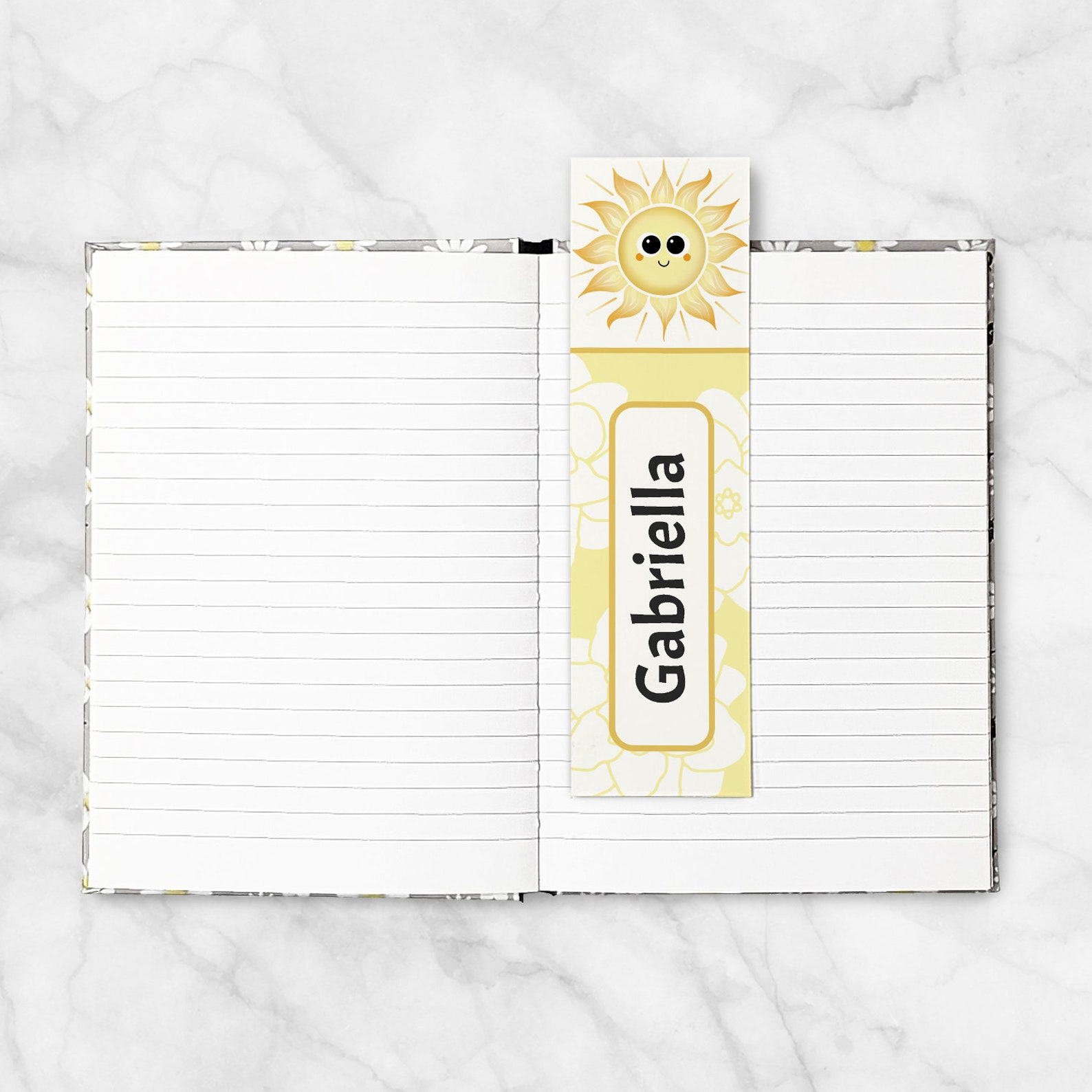 Printable Personalized Sun Bookmarks, Cute Happy Sunshine, School ...