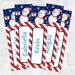 Printable Personalized Snowman Bookmarks, Holiday Winter Christmas ...