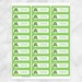Printable Green Frog Address Labels, Cute Frog - Personalized 2 5/8" X ...