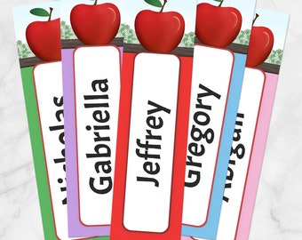 Printable Cute Bee Bookmarks, Personalized, Honeycomb, School Student ...