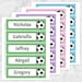 Printable Personalized Soccer Bookmarks - BUNDLE Green Purple Pink and ...