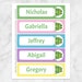 Printable Personalized Frog Bookmarks - Colorful, Cute Animal-themed ...