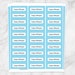 Printable Blue Name Labels for School Supplies - Personalized 2 5/8" X ...