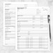 Printable Medication Information Form, Comprehensive 2-pages for ...