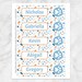 Printable Personalized Paw Print Bookmarks, Blue Orange Hearts, School ...