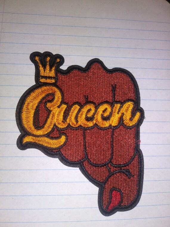 Queen Fist Iron on Patch - Etsy