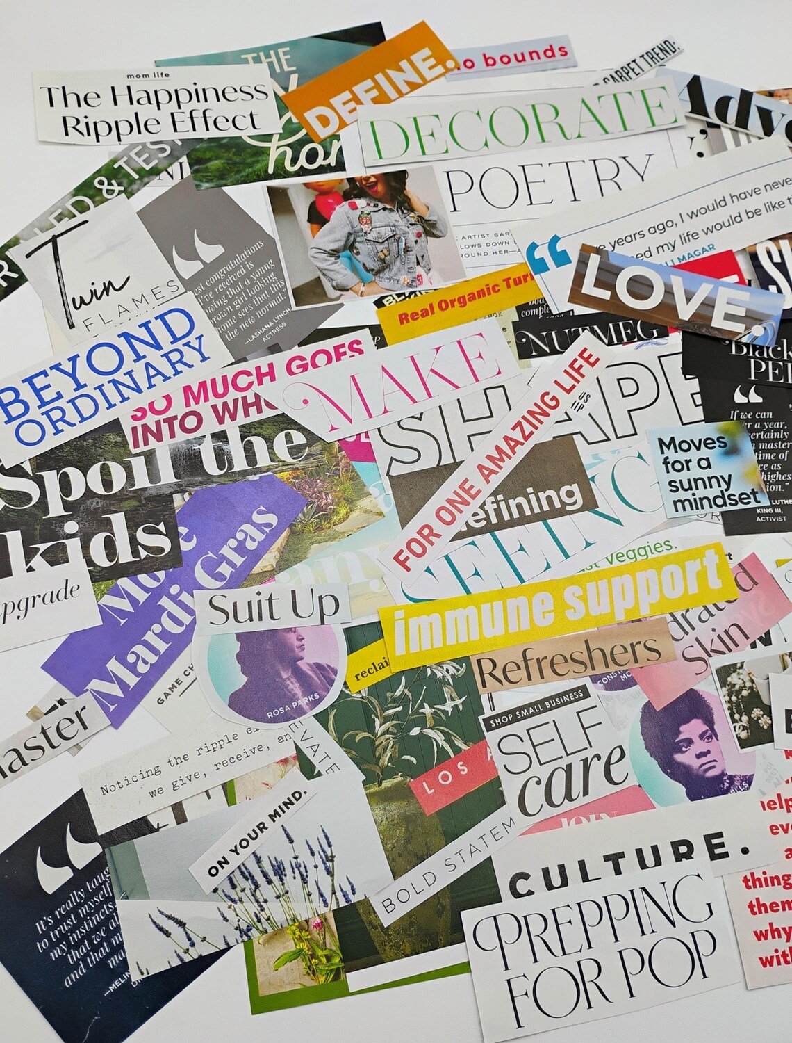 Black Women's Magazine Cuttings for Scrapbooking & Vision Boards 300 ...