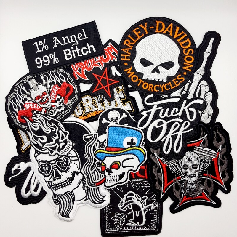Biker Patch - Etsy
