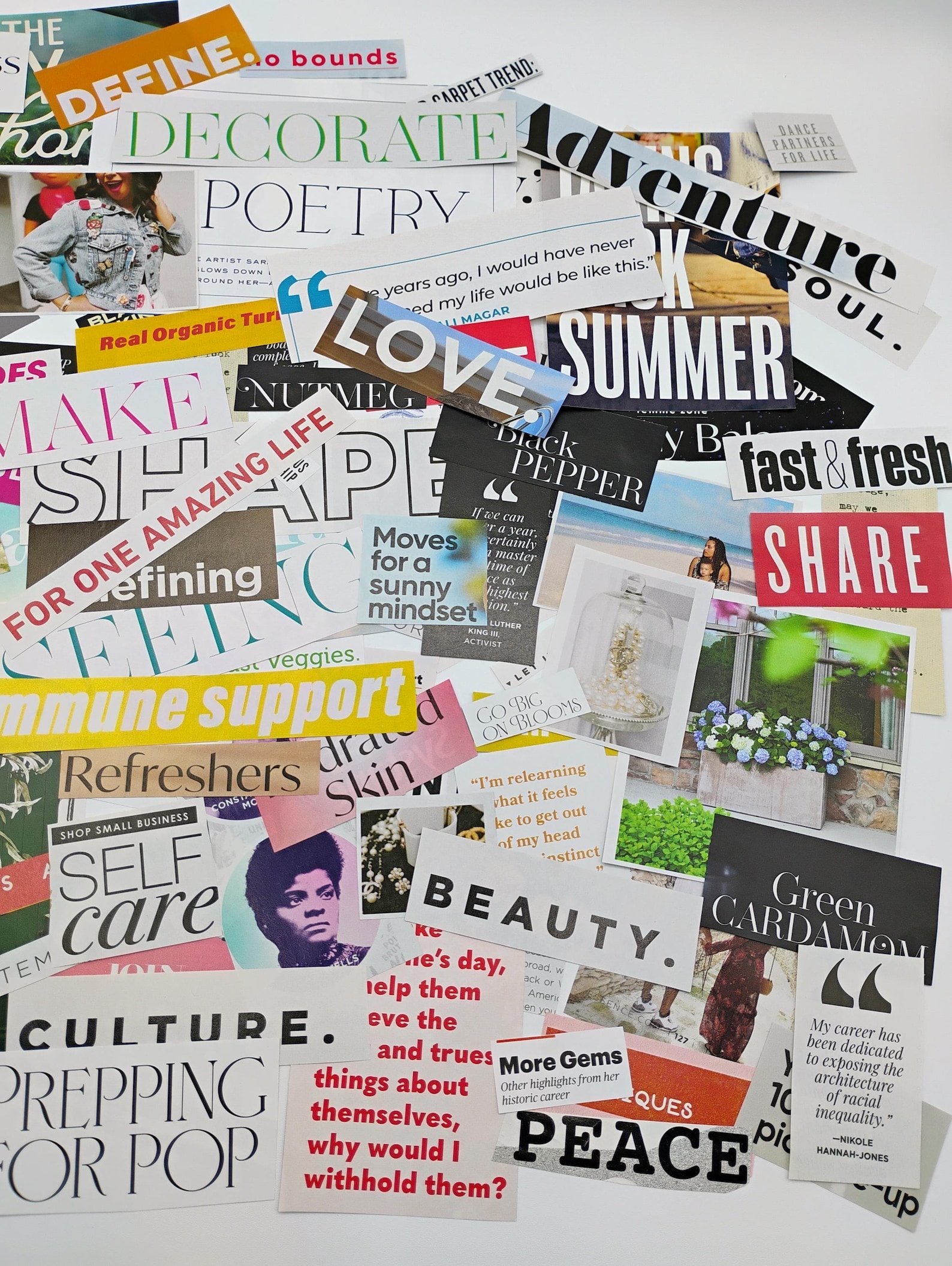 Black Women's Magazine Cuttings for Scrapbooking & Vision Boards 300 ...