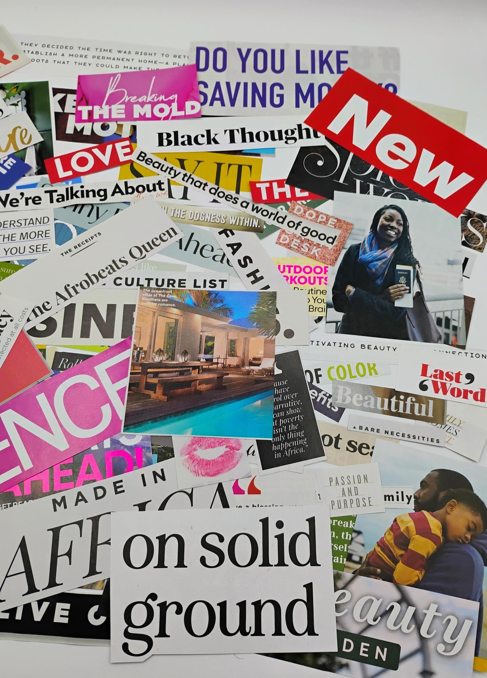 Black Women's Magazine Cuttings for Scrapbooking & Vision Boards 300 ...