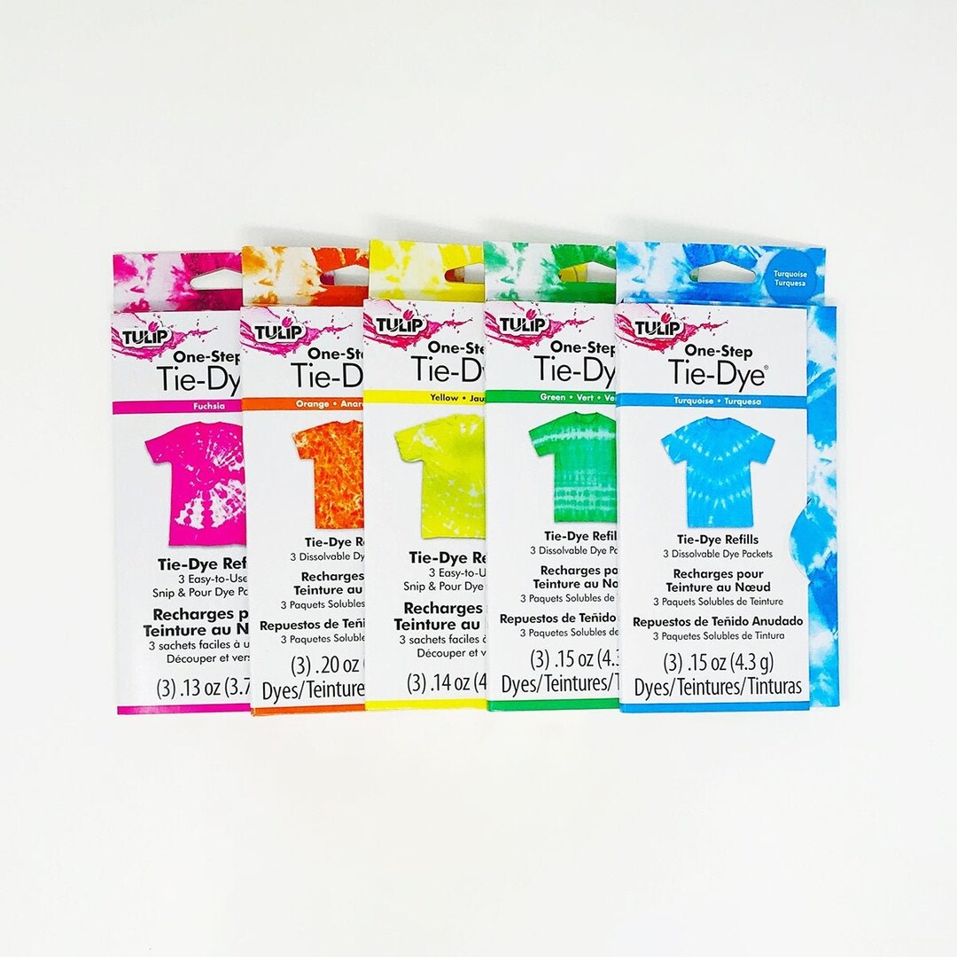 Tulip® One-step Tie-dye® Refills: Each Pack Contains 3 Refills, for at ...