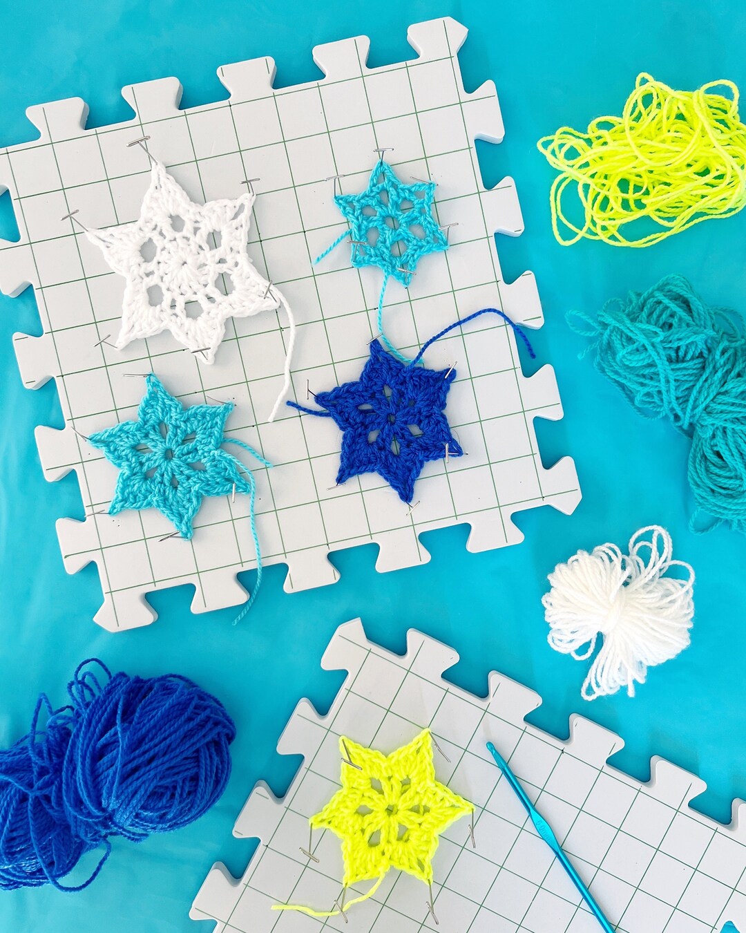 Hanukkah Star Garland Crochet Pattern: Beginner Friendly Crochet ...