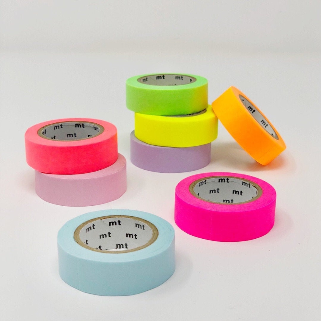 MT Masking Tape Washi Tape // Neon Washi Tape, Basic Washi Tape, Slim ...