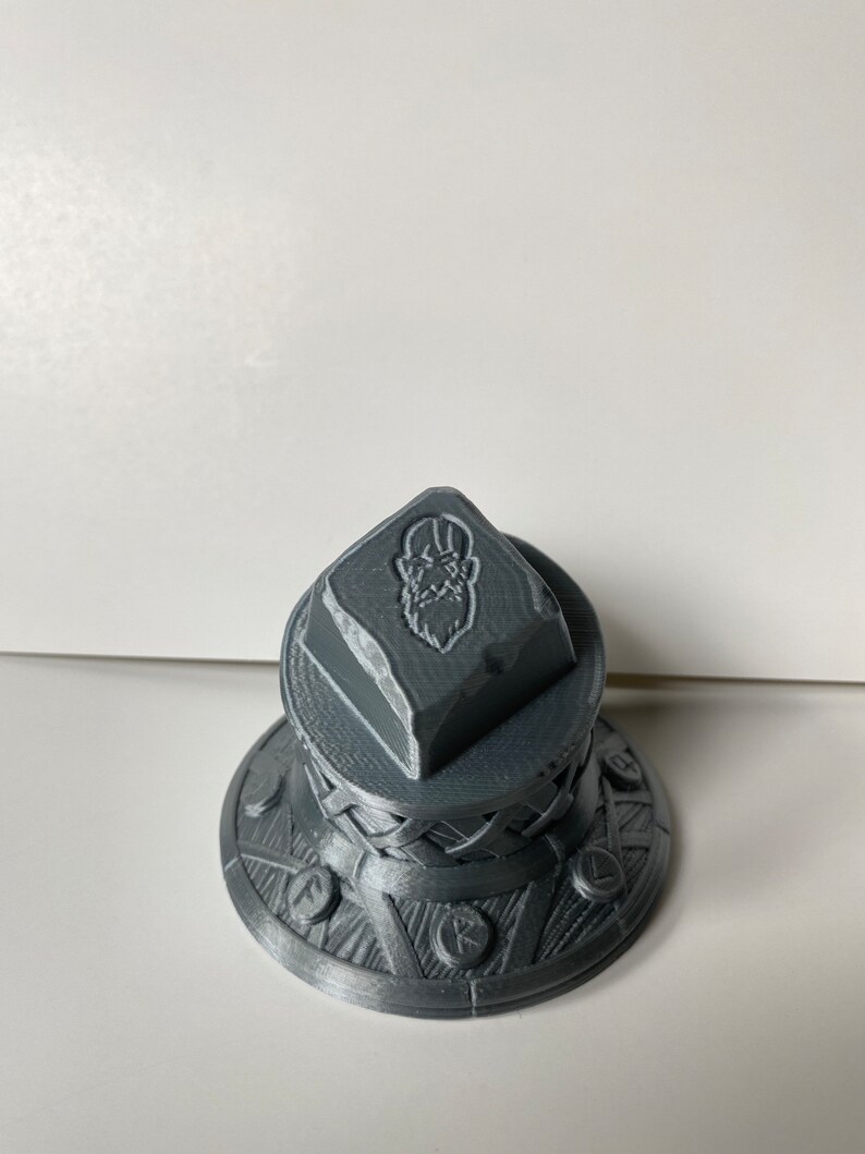 God of War Kratos 3D Printed Fan Art Silk Silver PLA 7 - Etsy