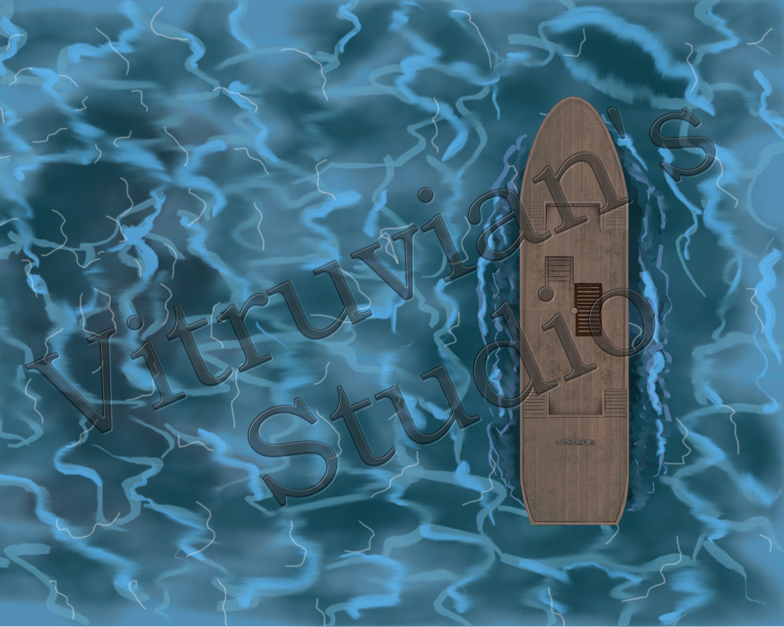 Sailing Ship, Full HD Battle Map for D&D 5E - Etsy