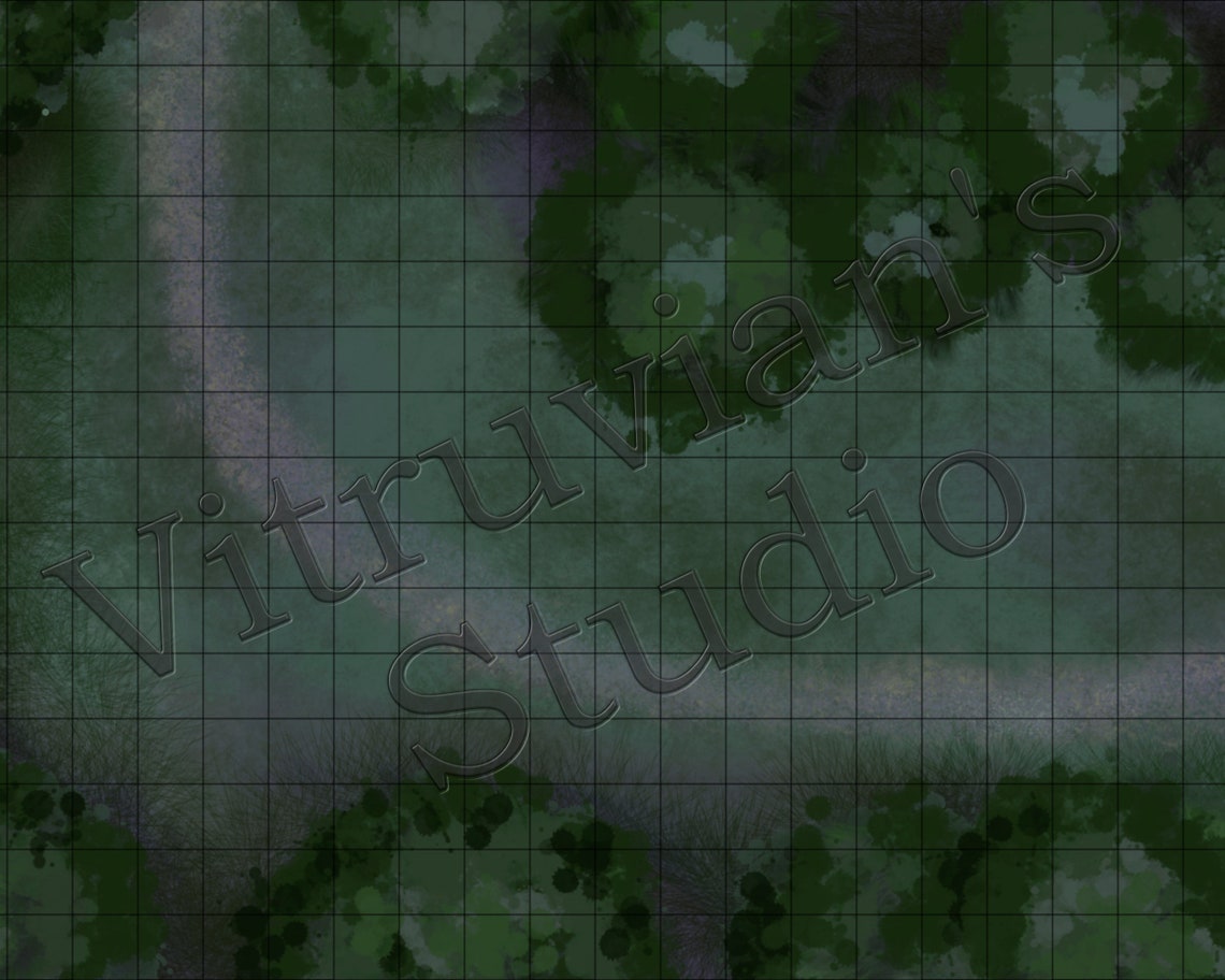 Forest Path, Full HD Battle Map for D&D 5E - Etsy