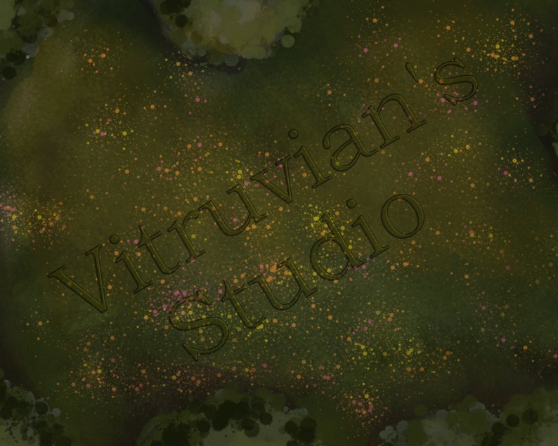 Forest Clearing Full HD Battle Map for D&D 5E | Etsy