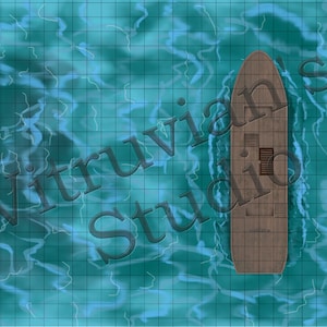 Sailing Ship, Full HD Battle Map for D&D 5E - Etsy