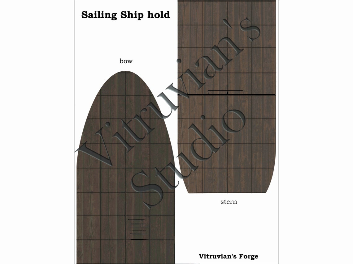 Dnd Printable Sailing Ship Battle Map - Etsy