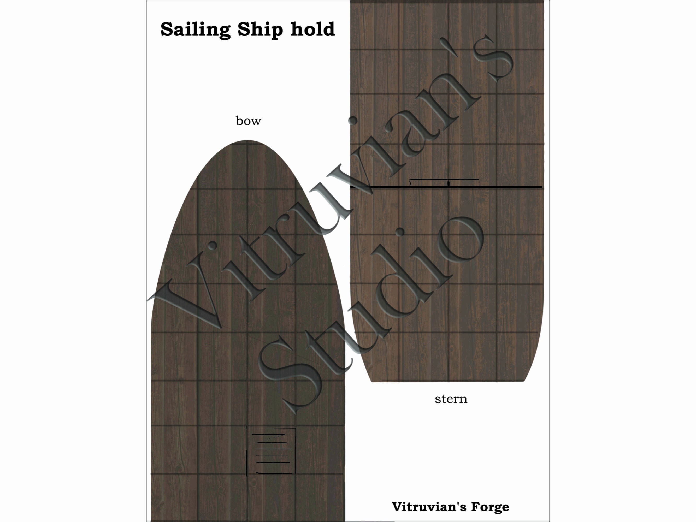 Dnd Printable Sailing Ship Battle Map - Etsy