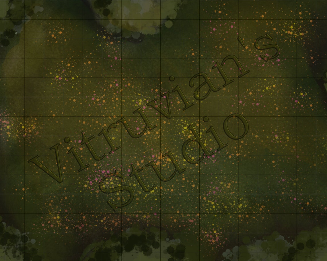 Forest Clearing Full HD Battle Map for D&D 5E | Etsy
