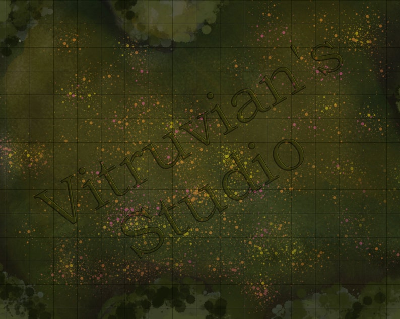 Forest Clearing Full HD Battle Map for D&D 5E | Etsy