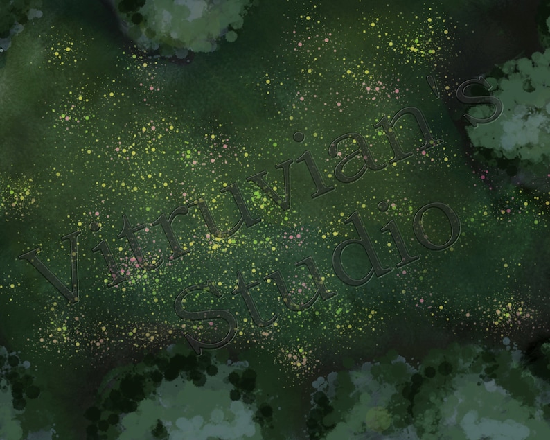 Forest Clearing, Full HD Battle Map for D&D 5E - Etsy